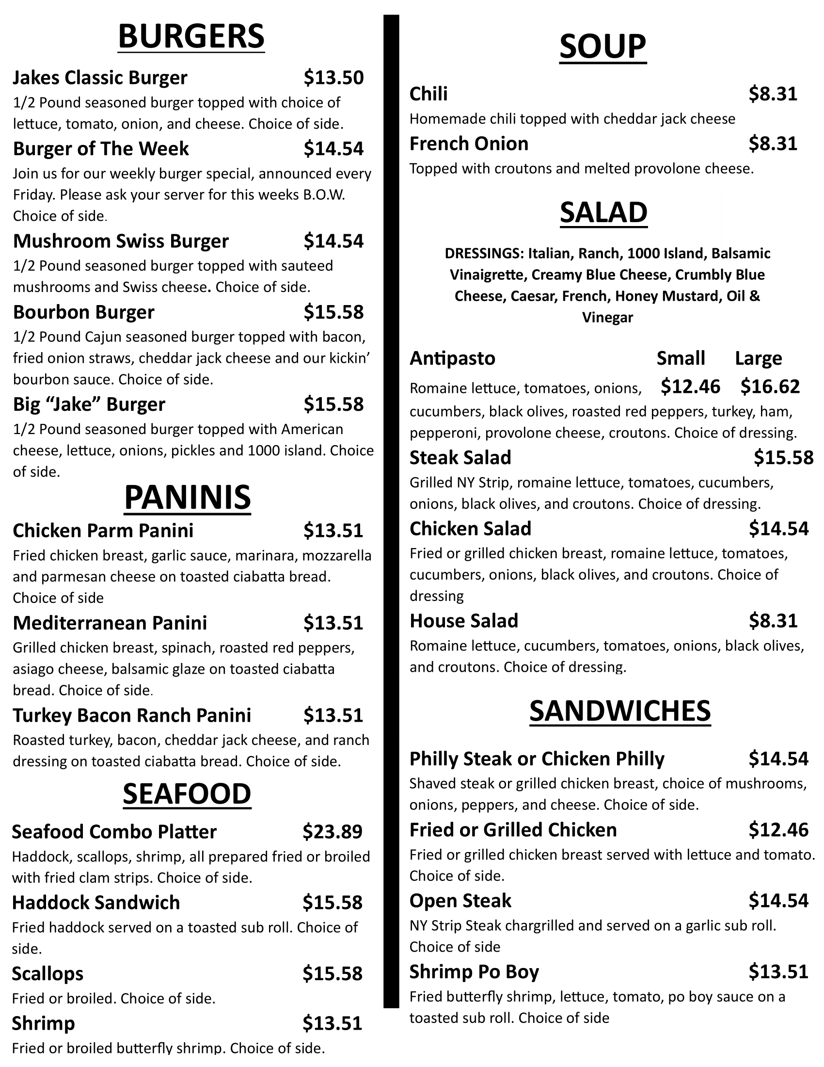 Jake's Grub & Grog | Brewerton Food, Drinks & Events