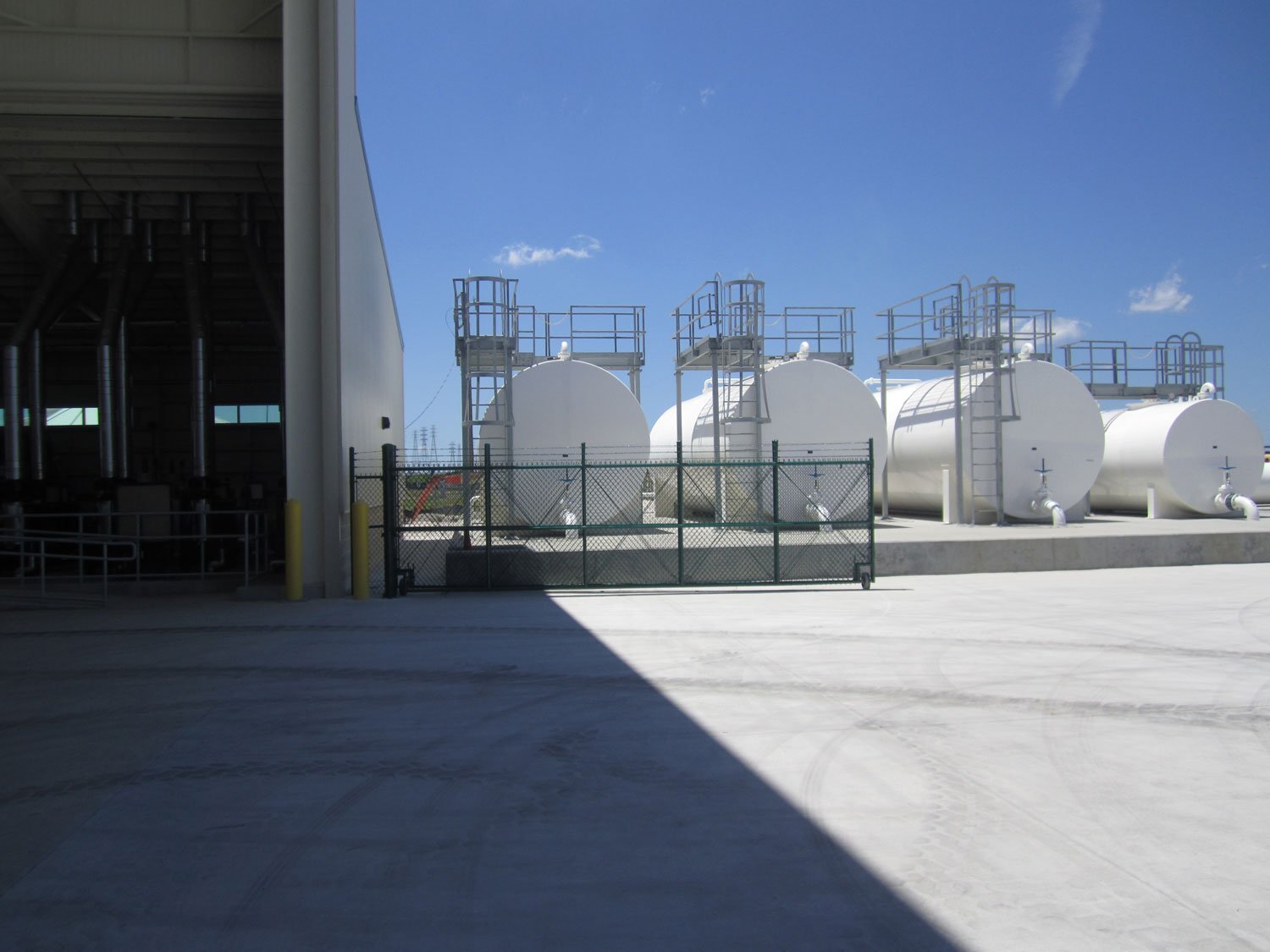 Chain Link Bi-Folding Gate | Jacksonville, FL | Newsom Fence