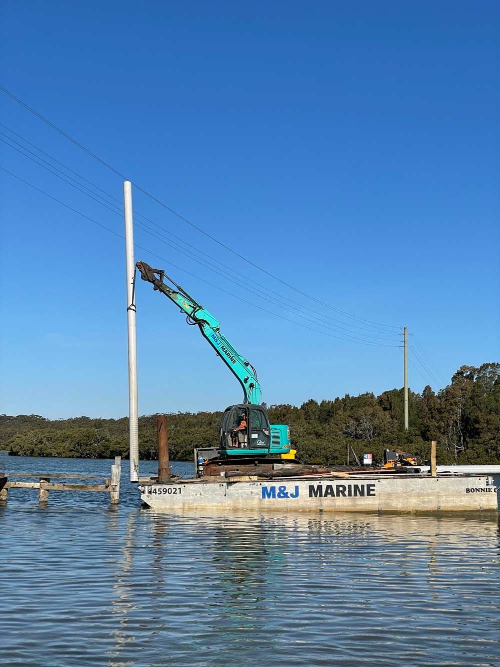 Marine Pile Driving in New South Wales | M&J Marine Services