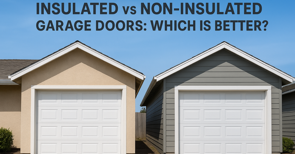 Insulated vs Non-Insulated Garage Doors | Which Is Better?