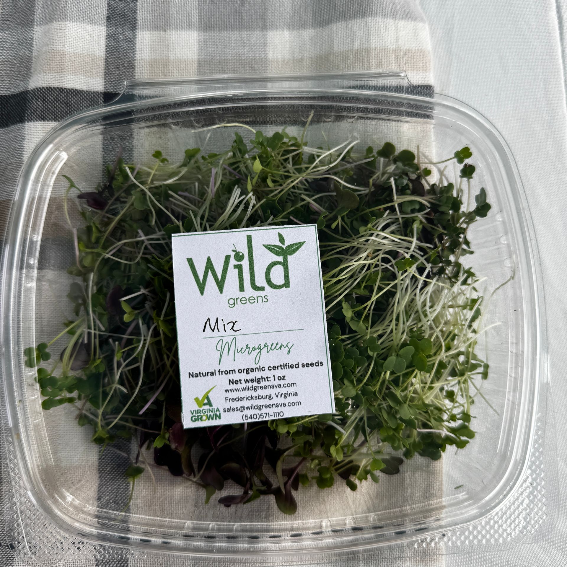 2 oz /week: Monthly subscription on basic microgreens (including mixes)