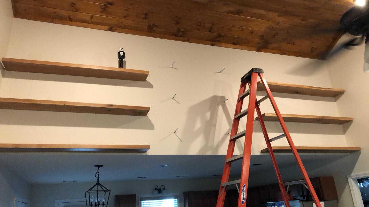 Custom Shelves | Custom Floating Shelves | Kline Wood Co
