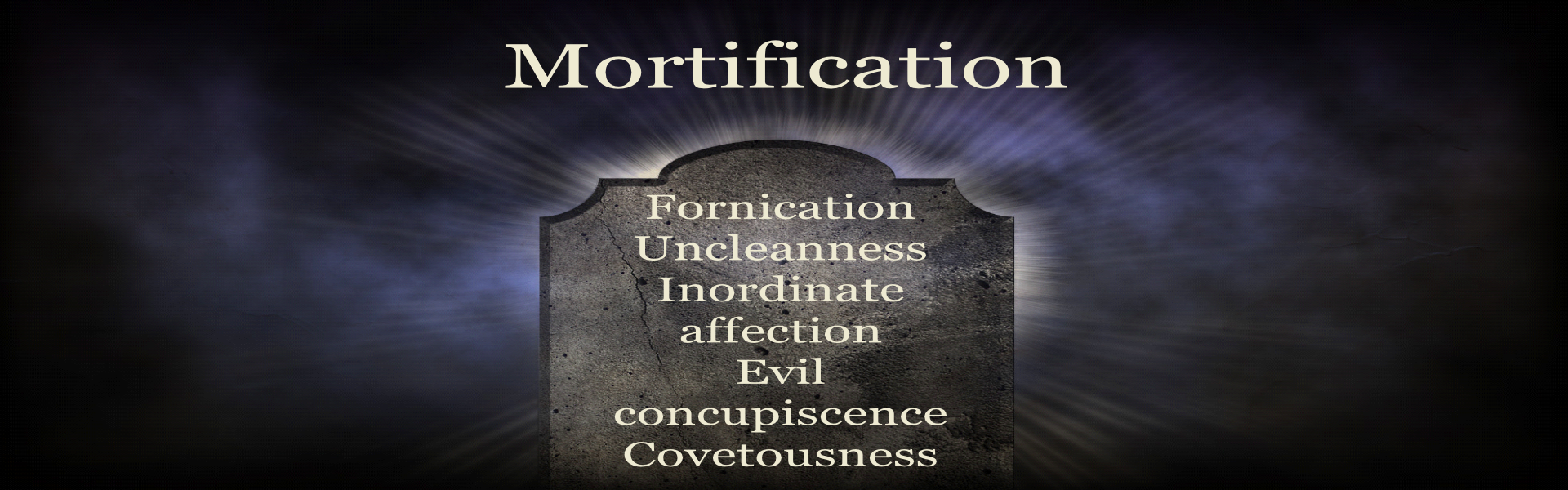 Mortification of Sin