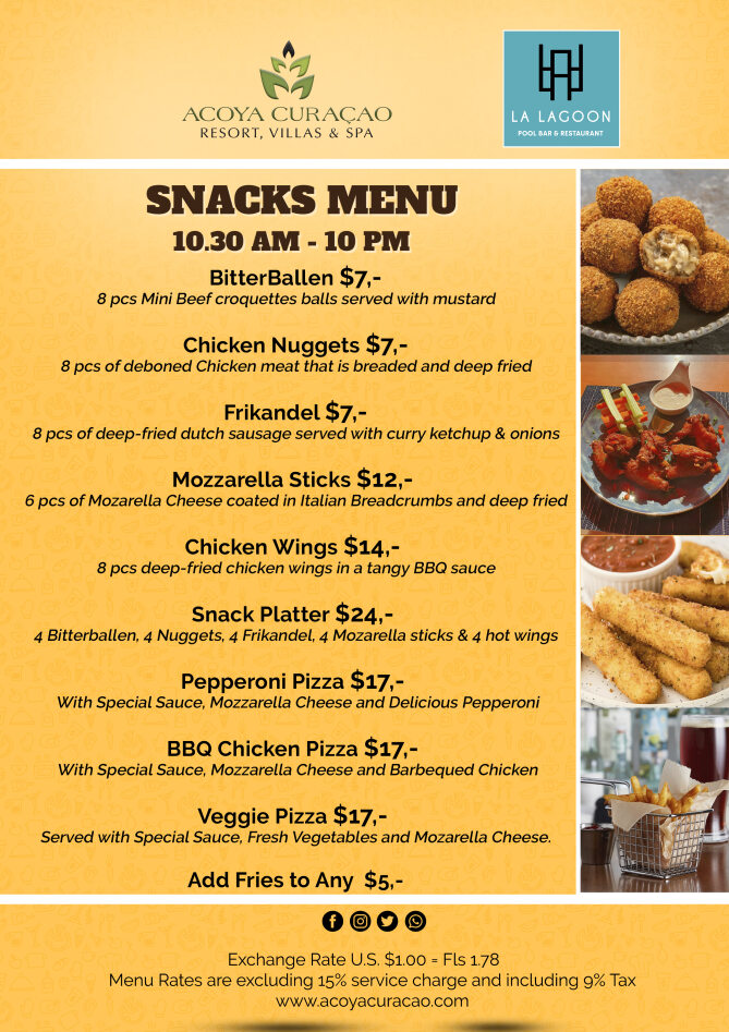 ACOYA Curaçao; Dining