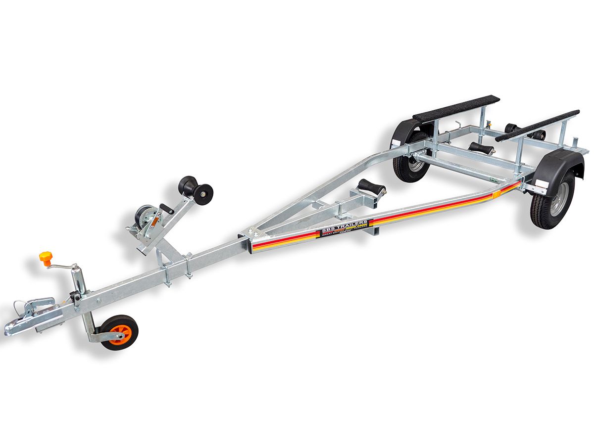 SBS Trailers for Sales Boats and RIB – Roller, Bunk Twin Axle Boat ...