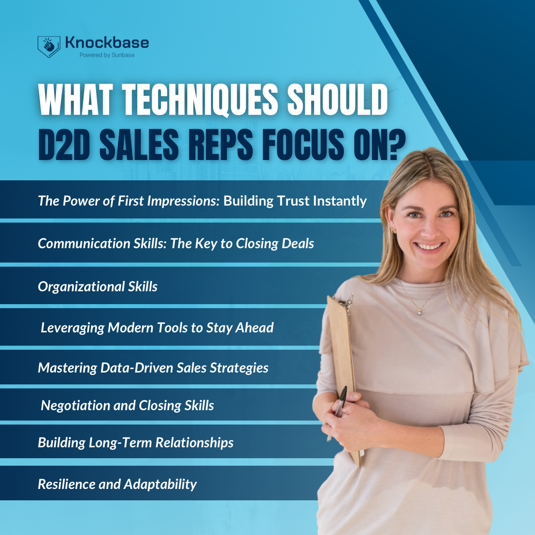 Essential Skills for D2D Sales Reps to Excel in 2025