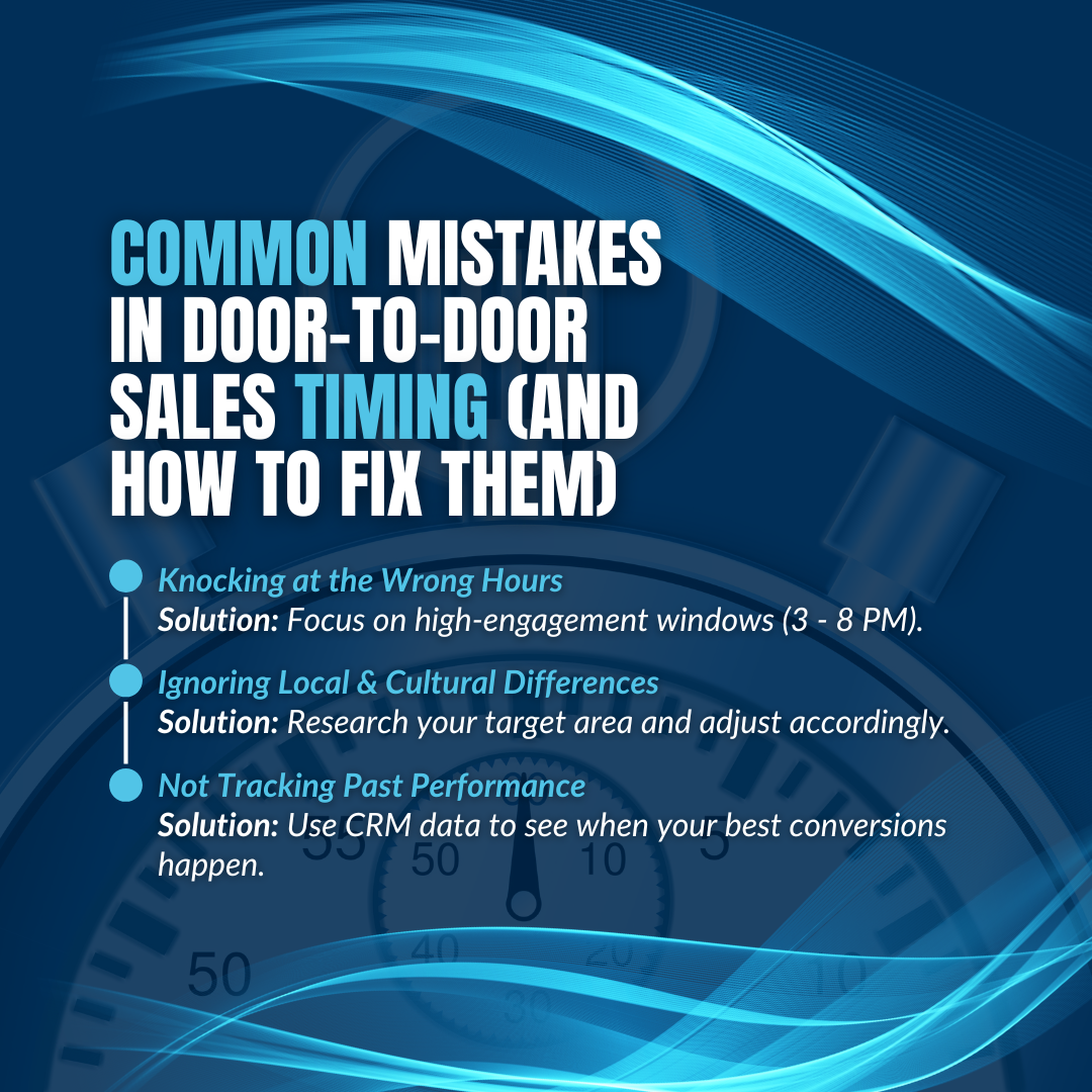 What Data Tells Us About the Best Times for Door-to-Door Sales