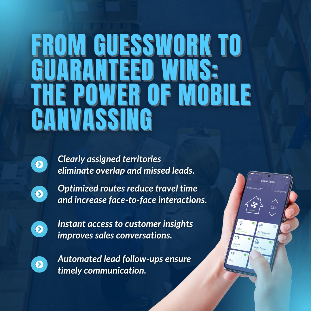 The Benefits of a Mobile Canvassing Solution for Sales Teams