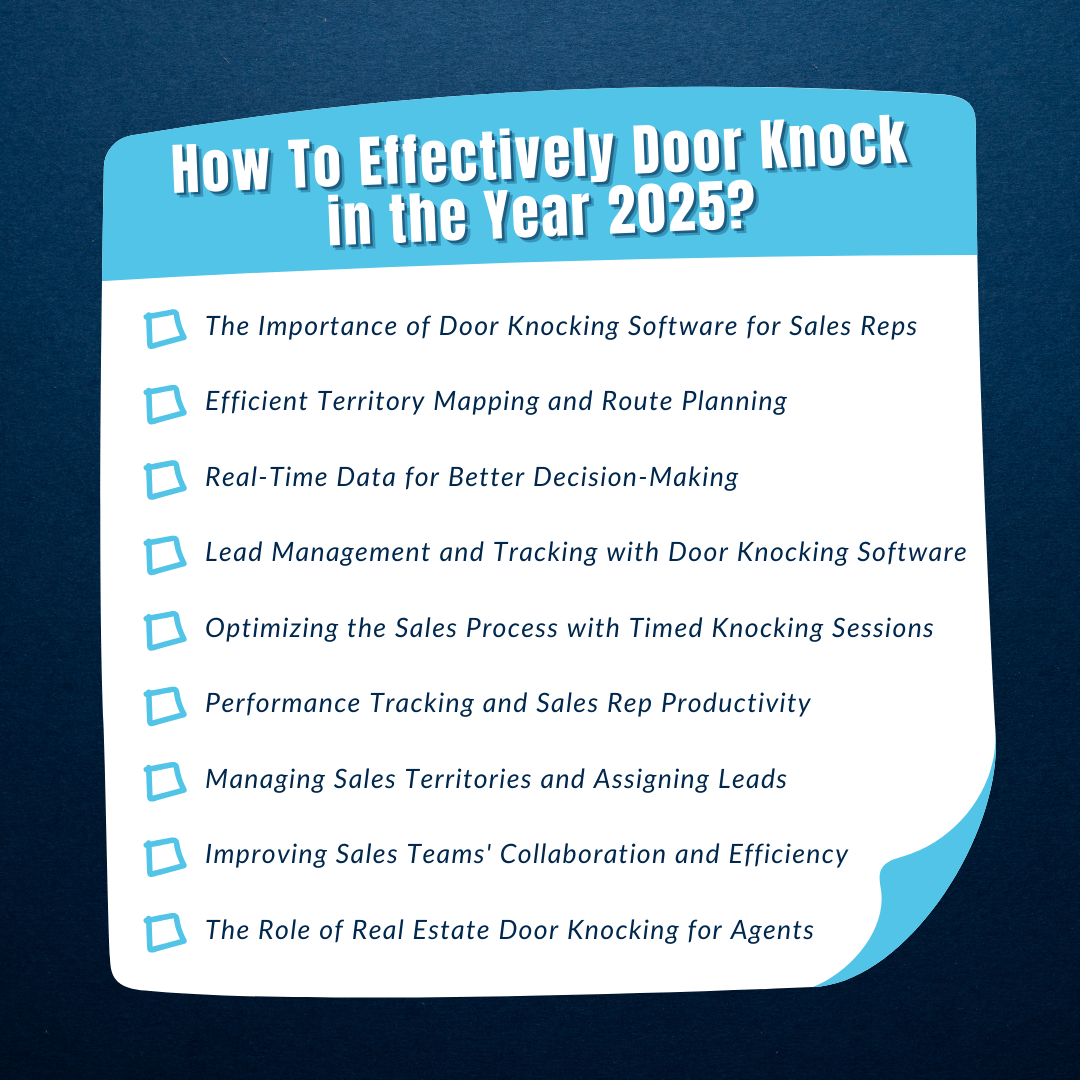 Top Strategies for Effective Door Knocking in 2025