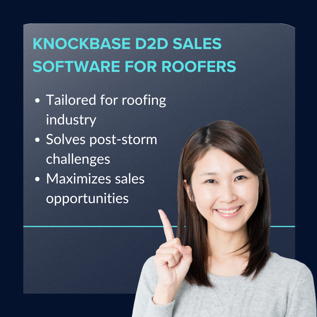 Turn Storm Chaos Into Roofing Sales with Knockbase D2D Software