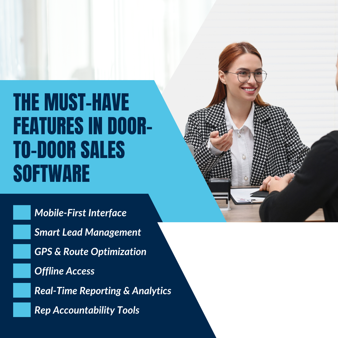 Top Features to Look for in Door-to-Door Sales Software