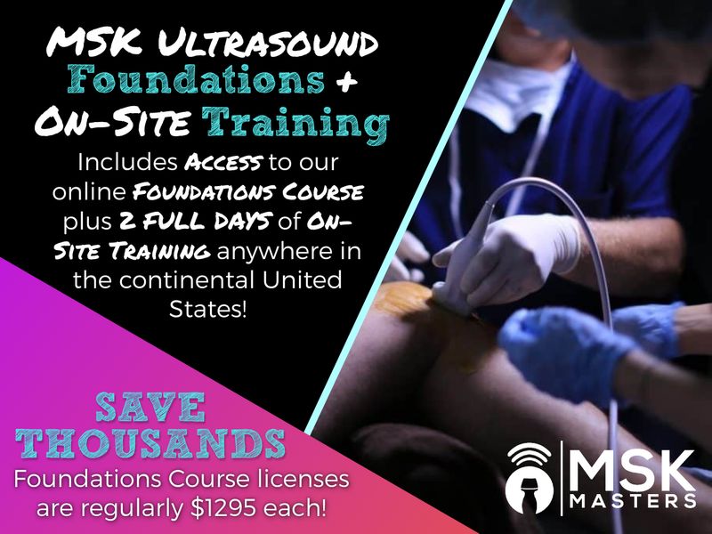 MSK Masters | Learn MSK Ultrasound from the best of best!