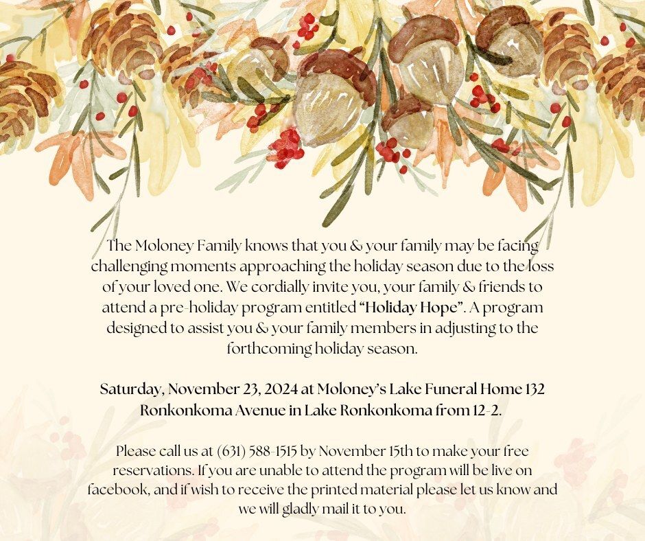 Aftercare | Moloney Family Funeral Homes | Long Island, NY