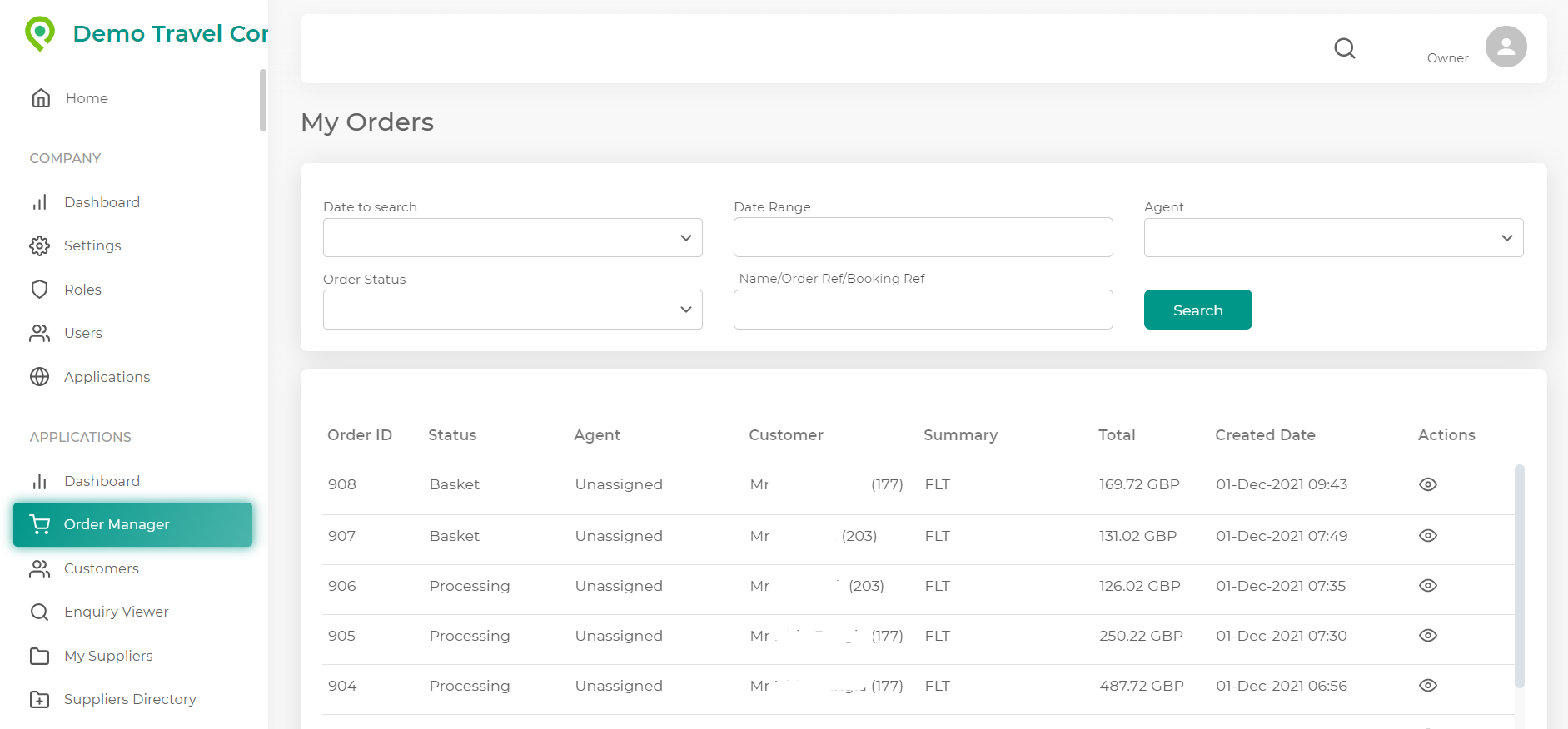 Order Manager
