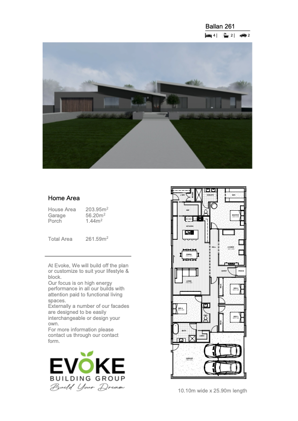 Home Designs in Ballarat | Evoke Building Group