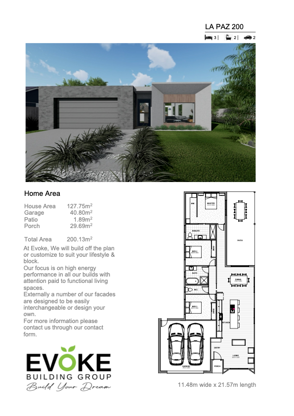 Home Designs in Ballarat | Evoke Building Group