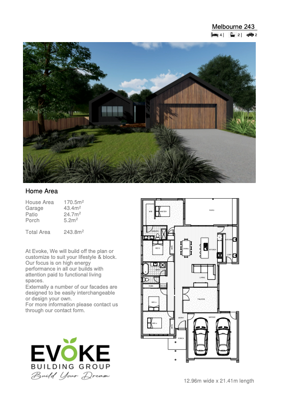 Home Designs in Ballarat | Evoke Building Group