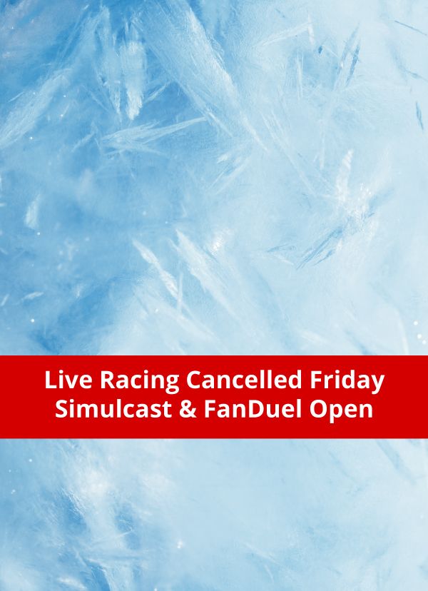 MEADOWLANDS LIVE RACING CANCELLED, TRACK REMAINS OPEN FOR SIMULCASTING ...