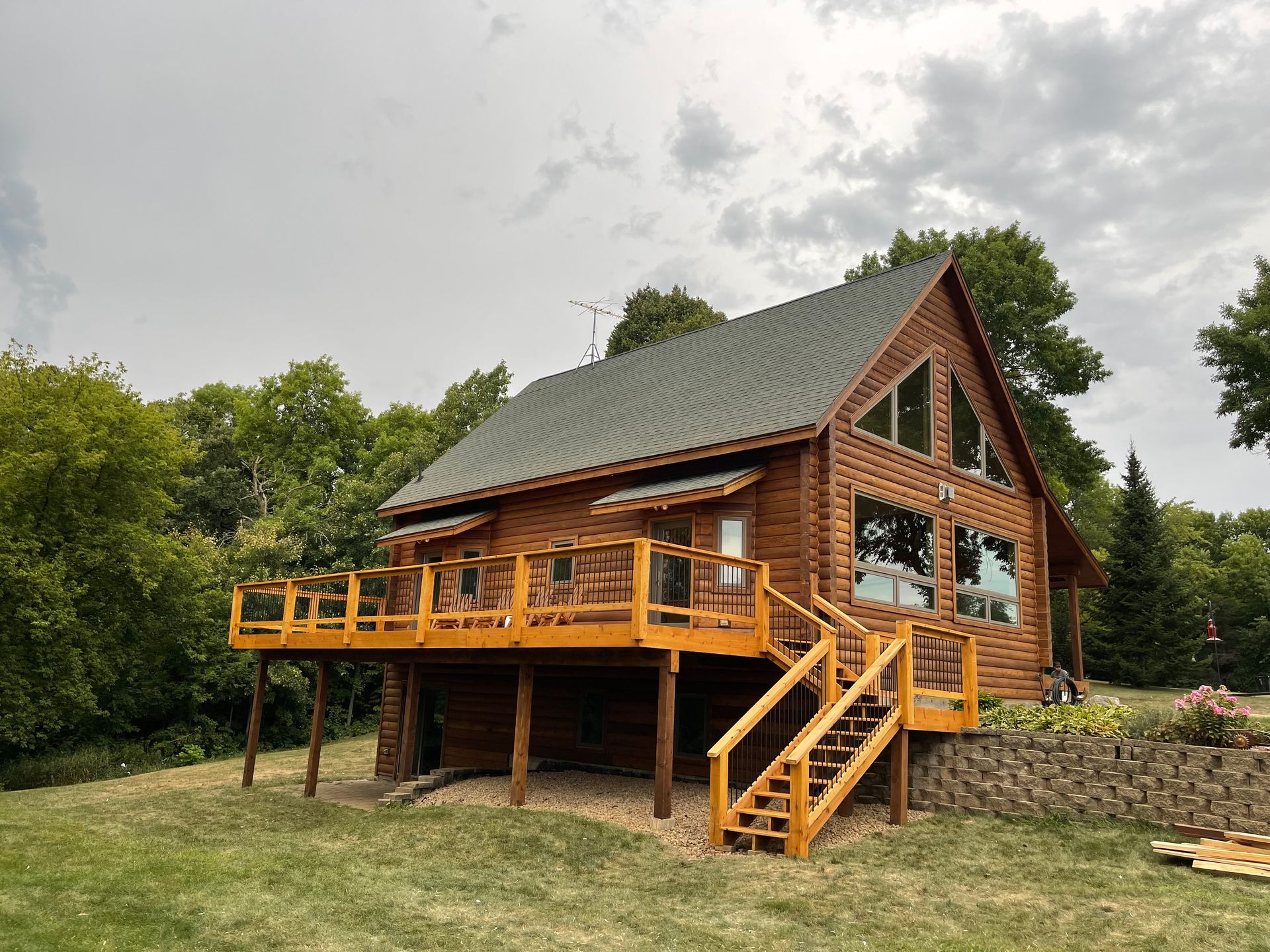 Log Home Restoration Examples | Minnesota | Lifetime Staining and Log ...