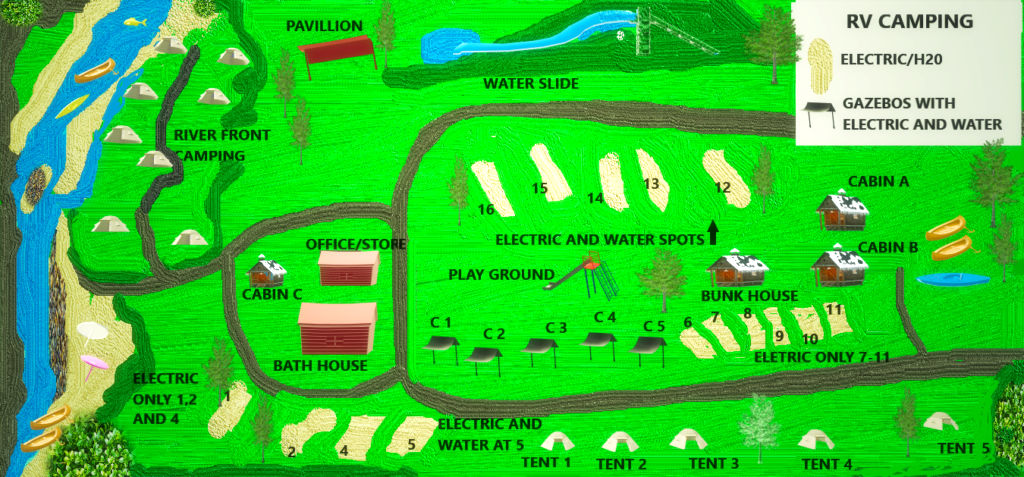 Camping - Cabins - Float Trips - Mountain Creek Family Resort