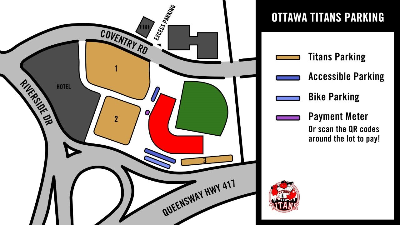 Parking | Ottawa Titans Baseball Club