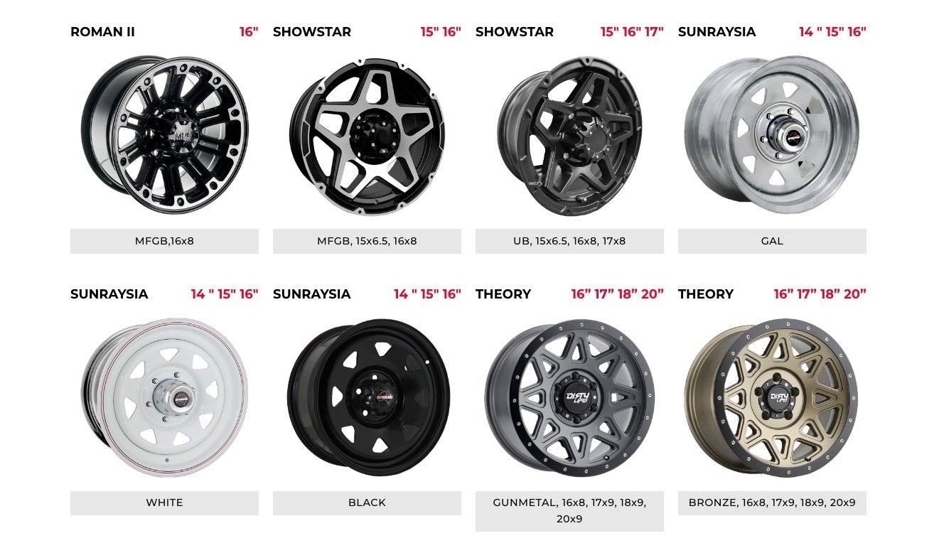 MPC Wheels | Quality Wheels for Caravans by SilverShine Chassis