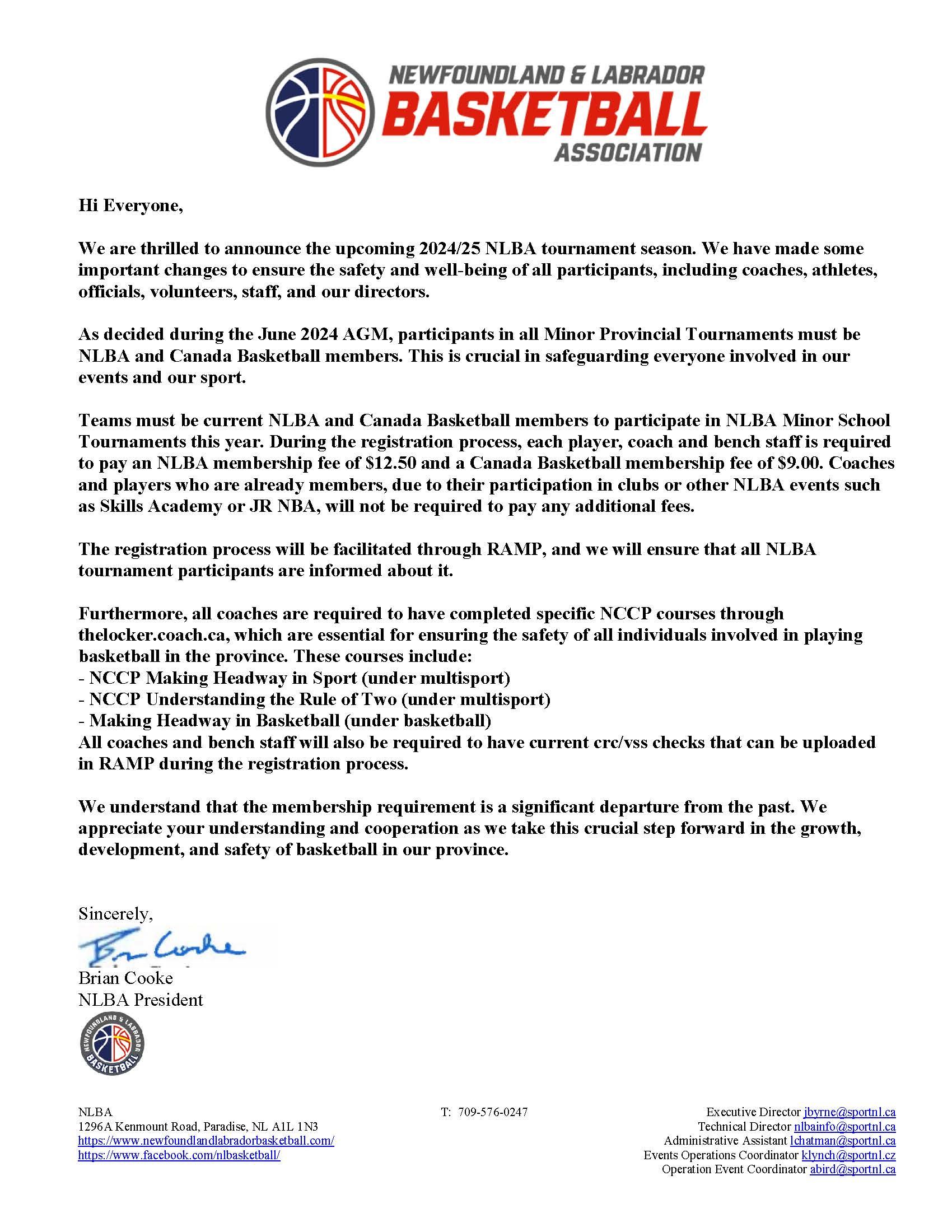 Newfoundland and Labrador Basketball Association (NLBA) - Home