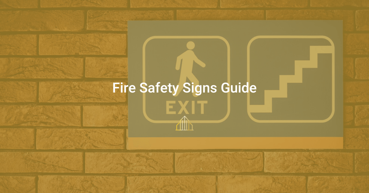 Fire Safety Signs Guide | Ark Fire Protection