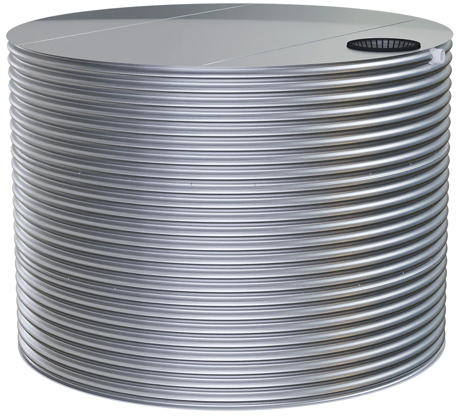 10,000 Litre Bluescope Aquaplate Steel Round Water Tanks VIC.