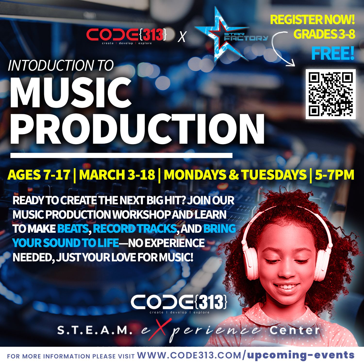 CODE313 - 501(c)(3) | Providing Equitable Access to STEAM Education