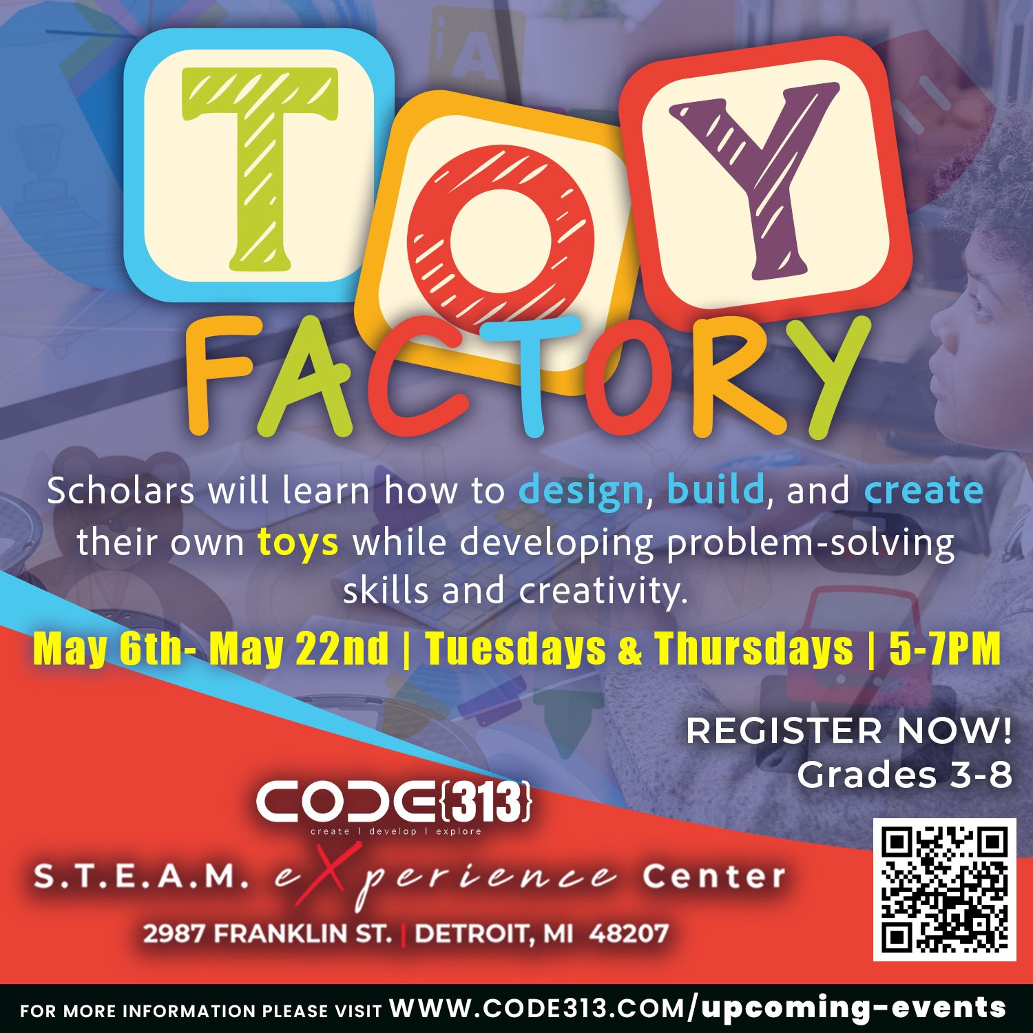 CODE313 - 501(c)(3) | Providing Equitable Access to STEAM Education