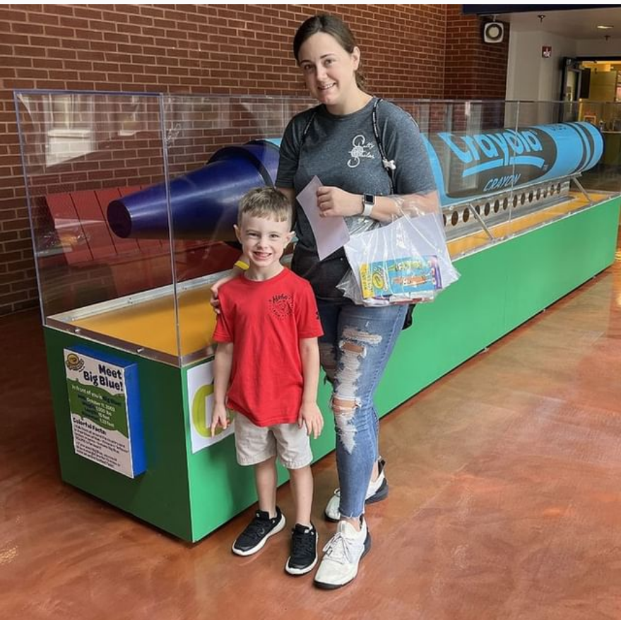 World's largest colored crayon: world record set by Crayola
