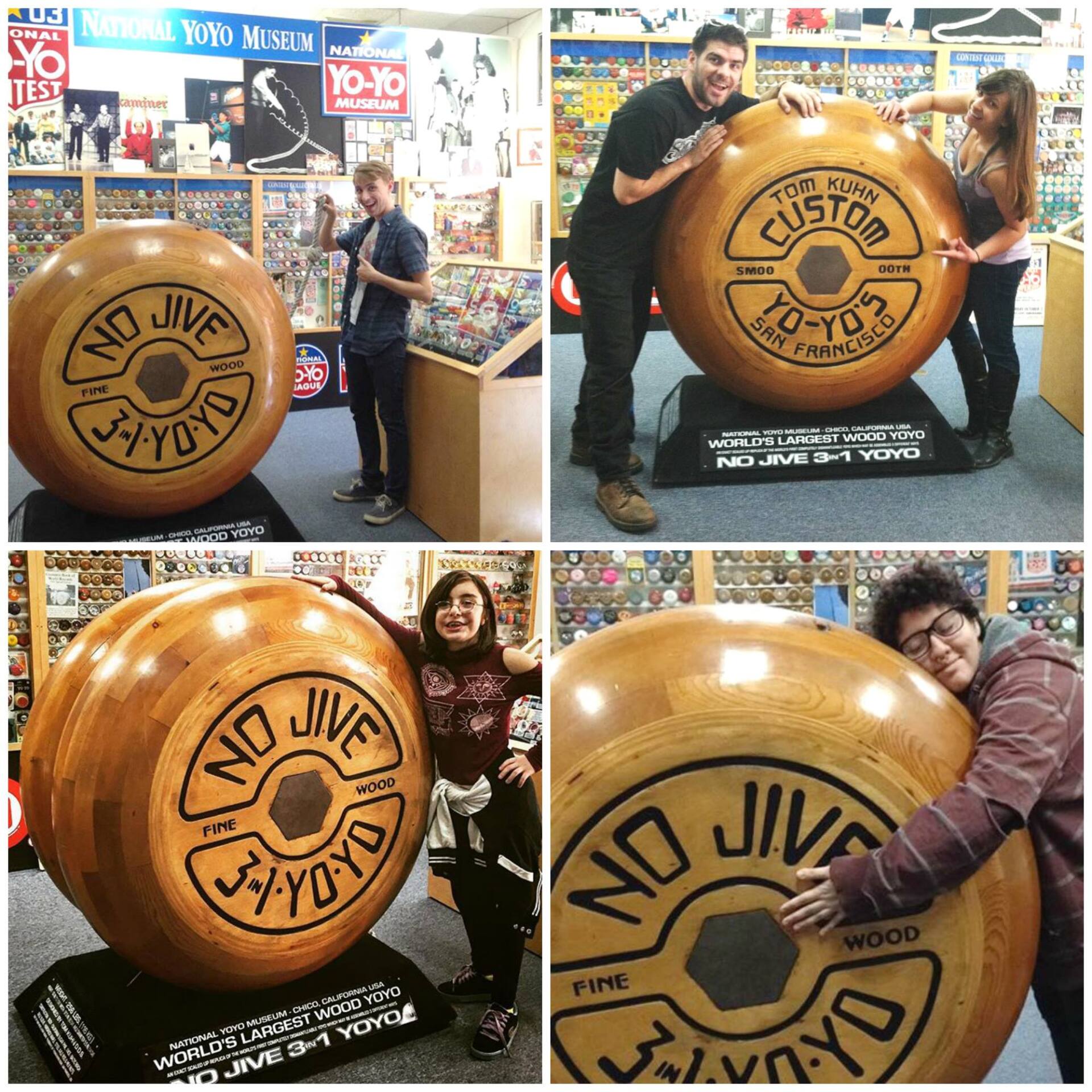 World's Largest Wooden Yo-Yo: world record in Chico, California