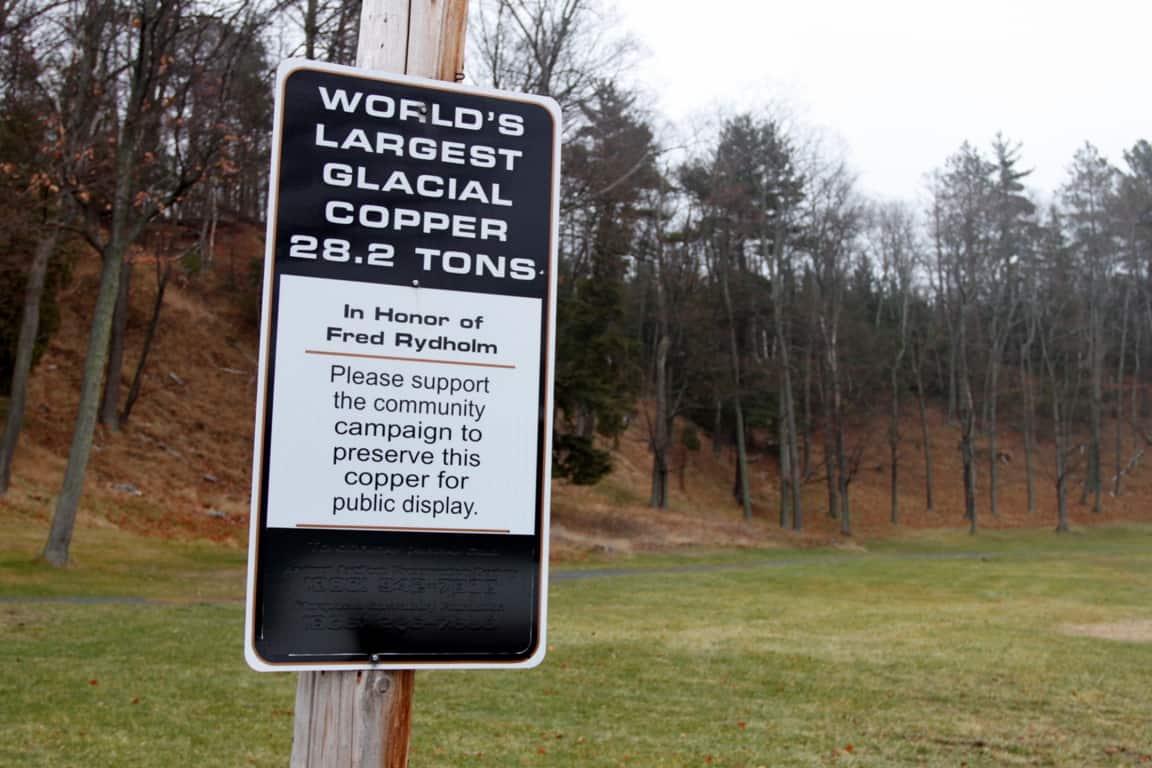 World’s Largest Glacial Float Copper: world record in Marquette, Michigan