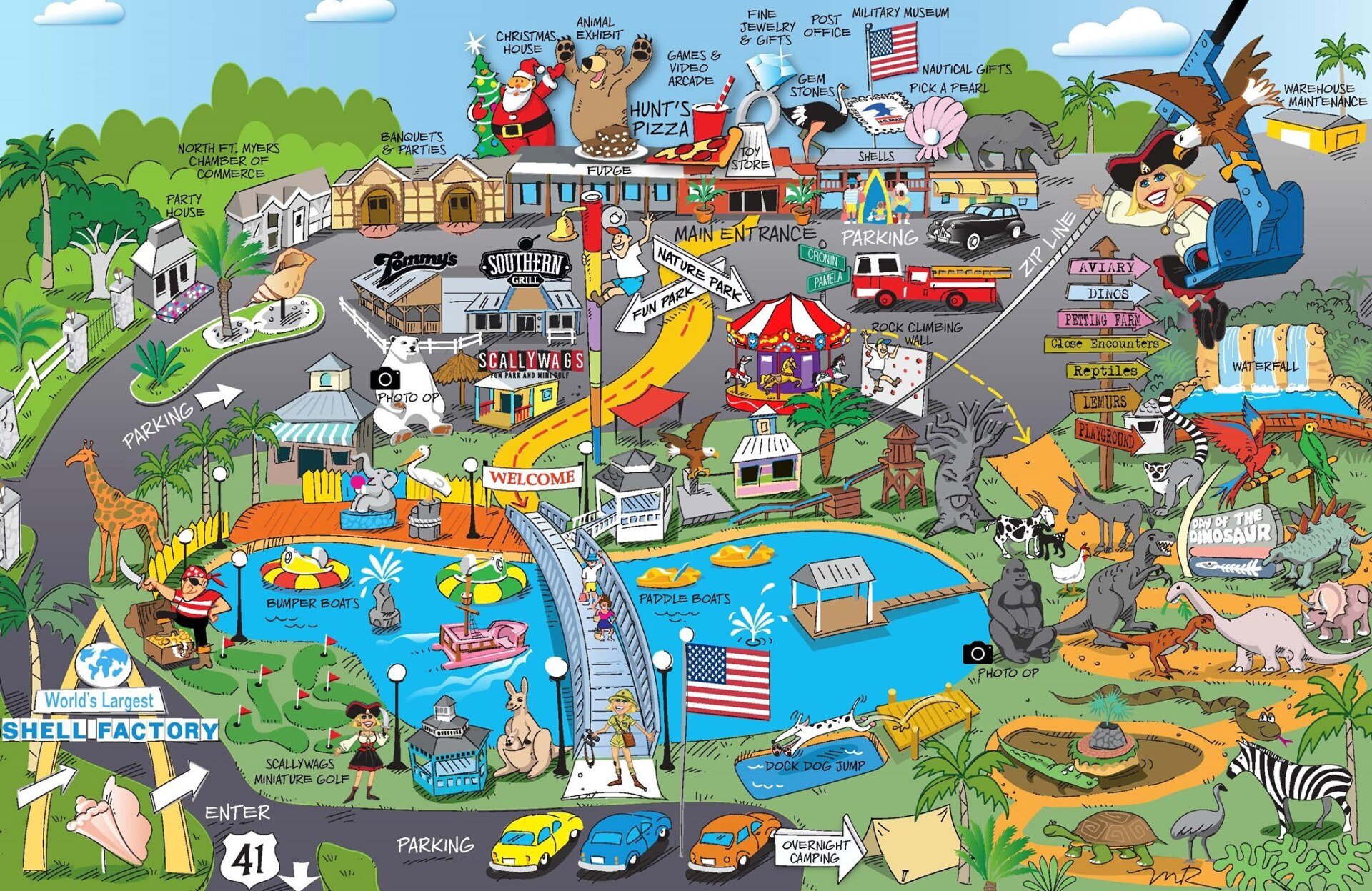 World’s Largest Shell Factory: world record in Fort Myers, Florida