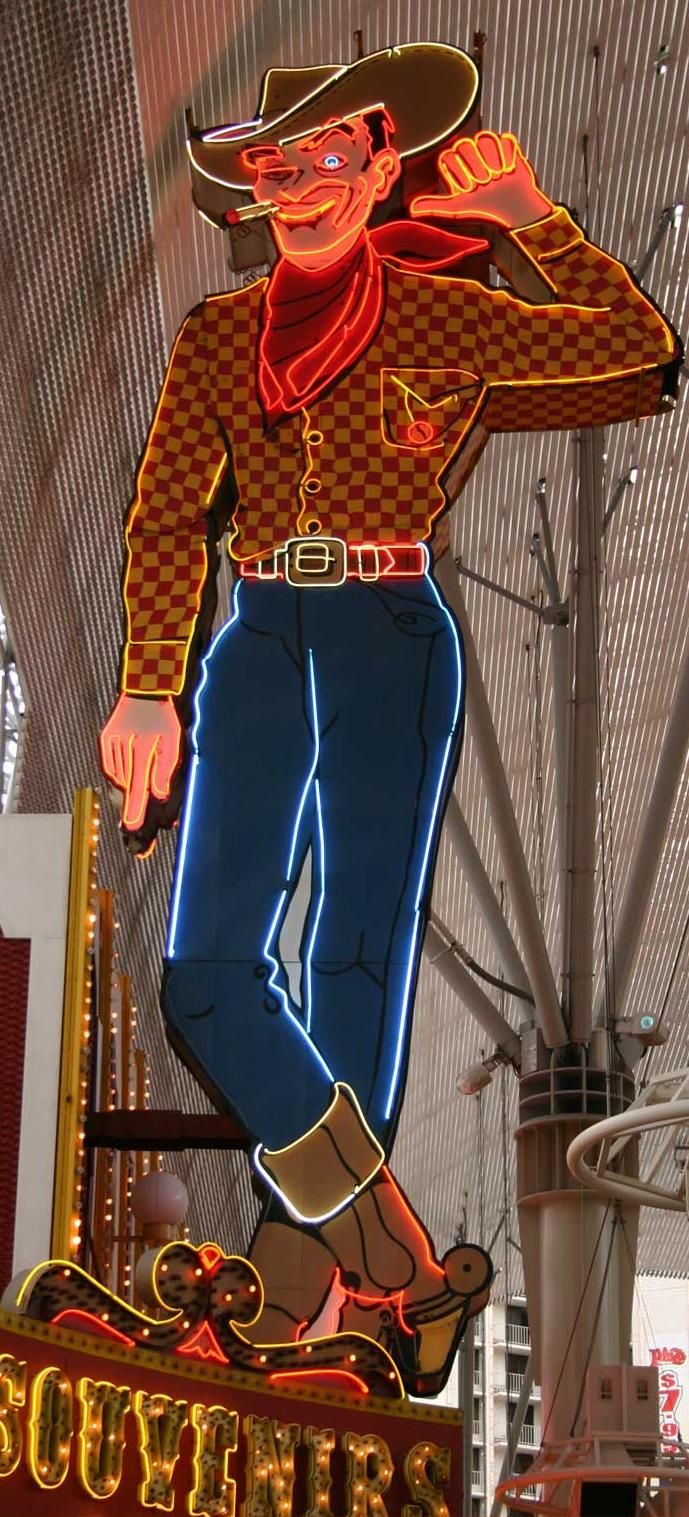 World's Largest Mechanical Neon Sign: world record in Las Vegas, Nevada