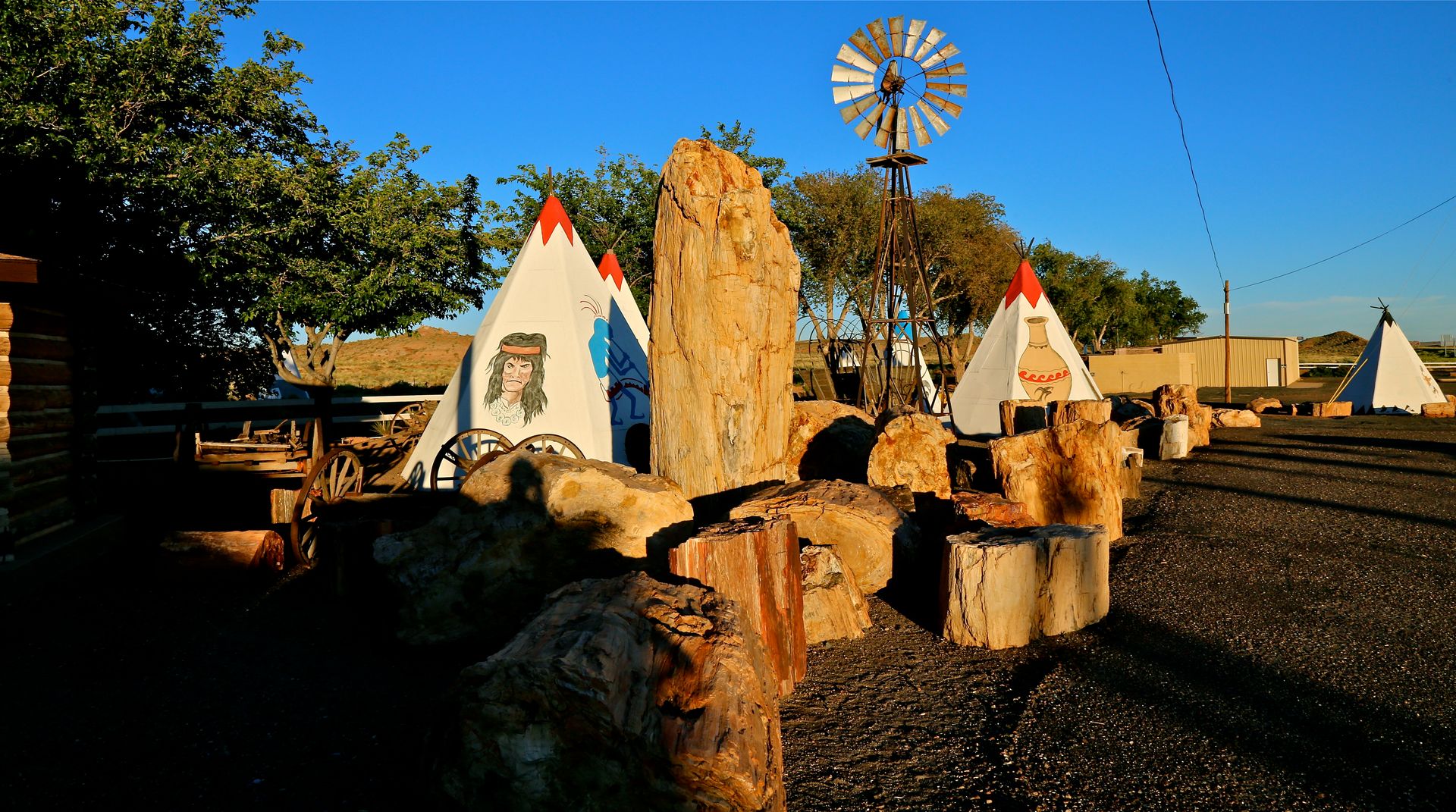World's Largest Petrified Tree: world record in Holbrook, Arizona