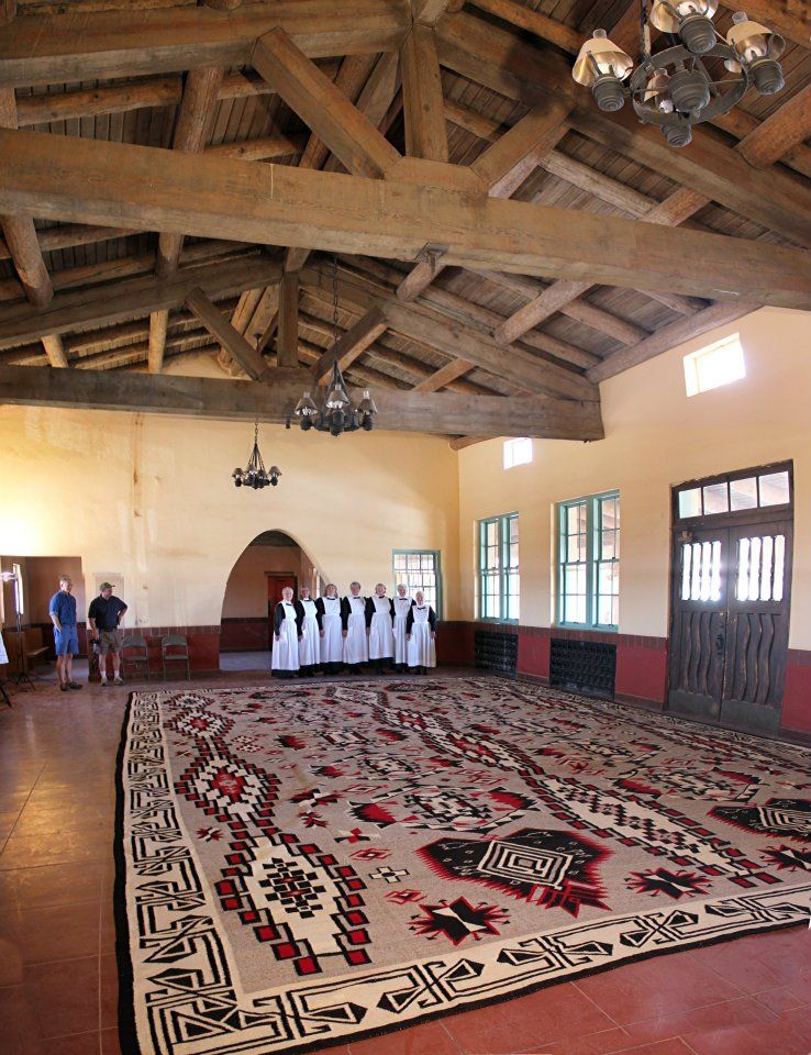 Worlds Largest Navajo Rug: world record in Winslow, Arizona