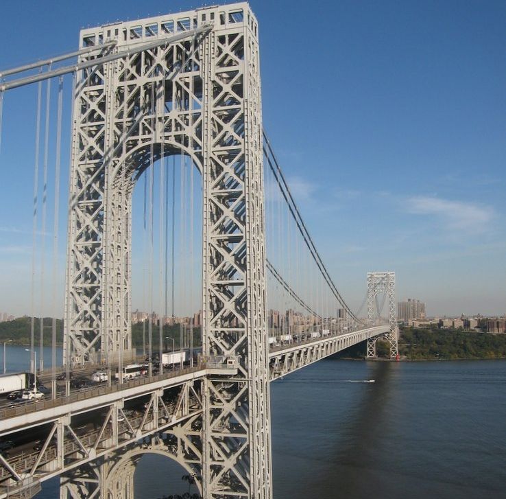 World’s Busiest Motor Vehicle Bridge: world record in Fort Lee, New Jersey