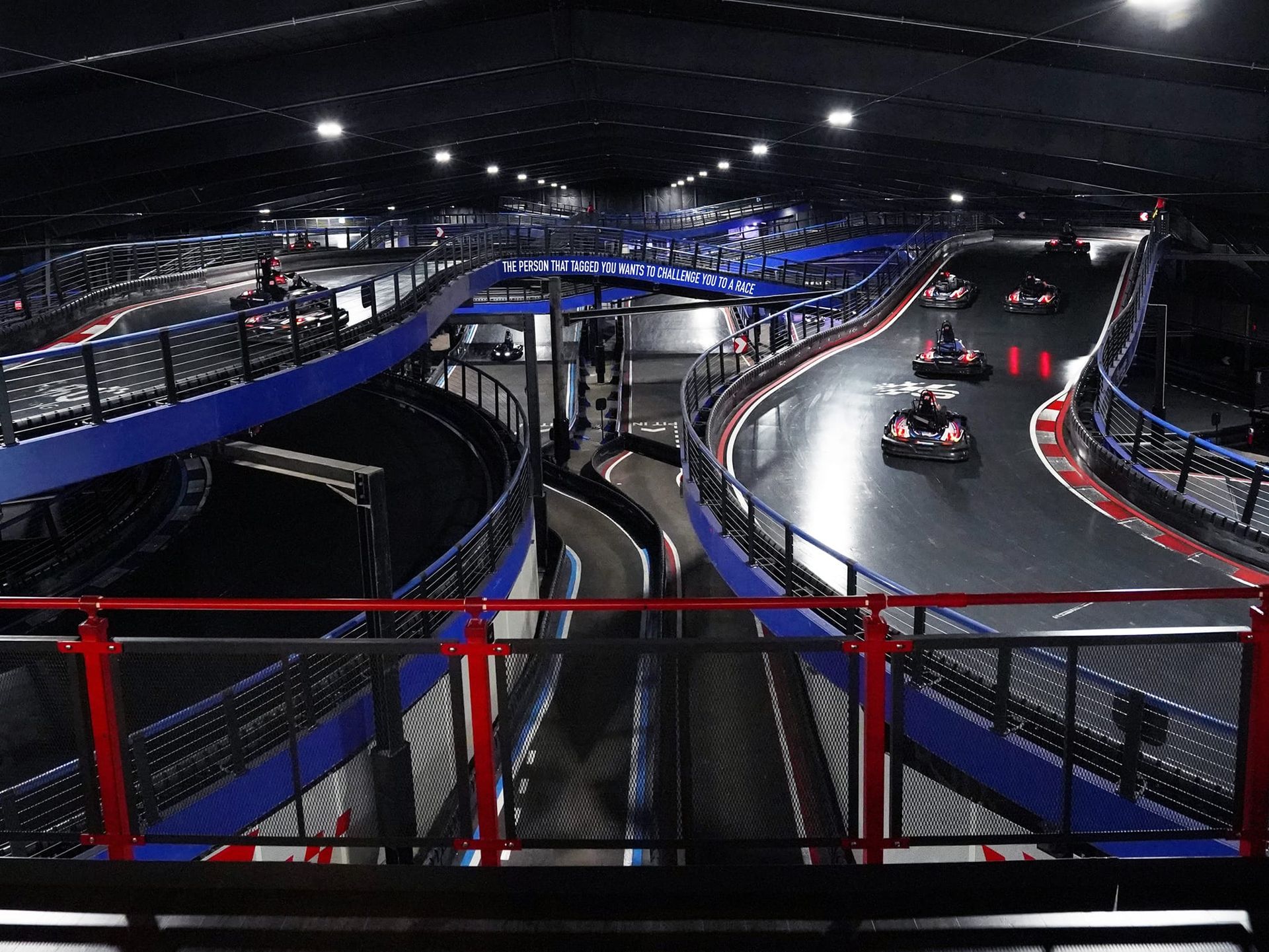 World's Largest Indoor Multi-Level Karting Track: world record in Edison, New Jersey