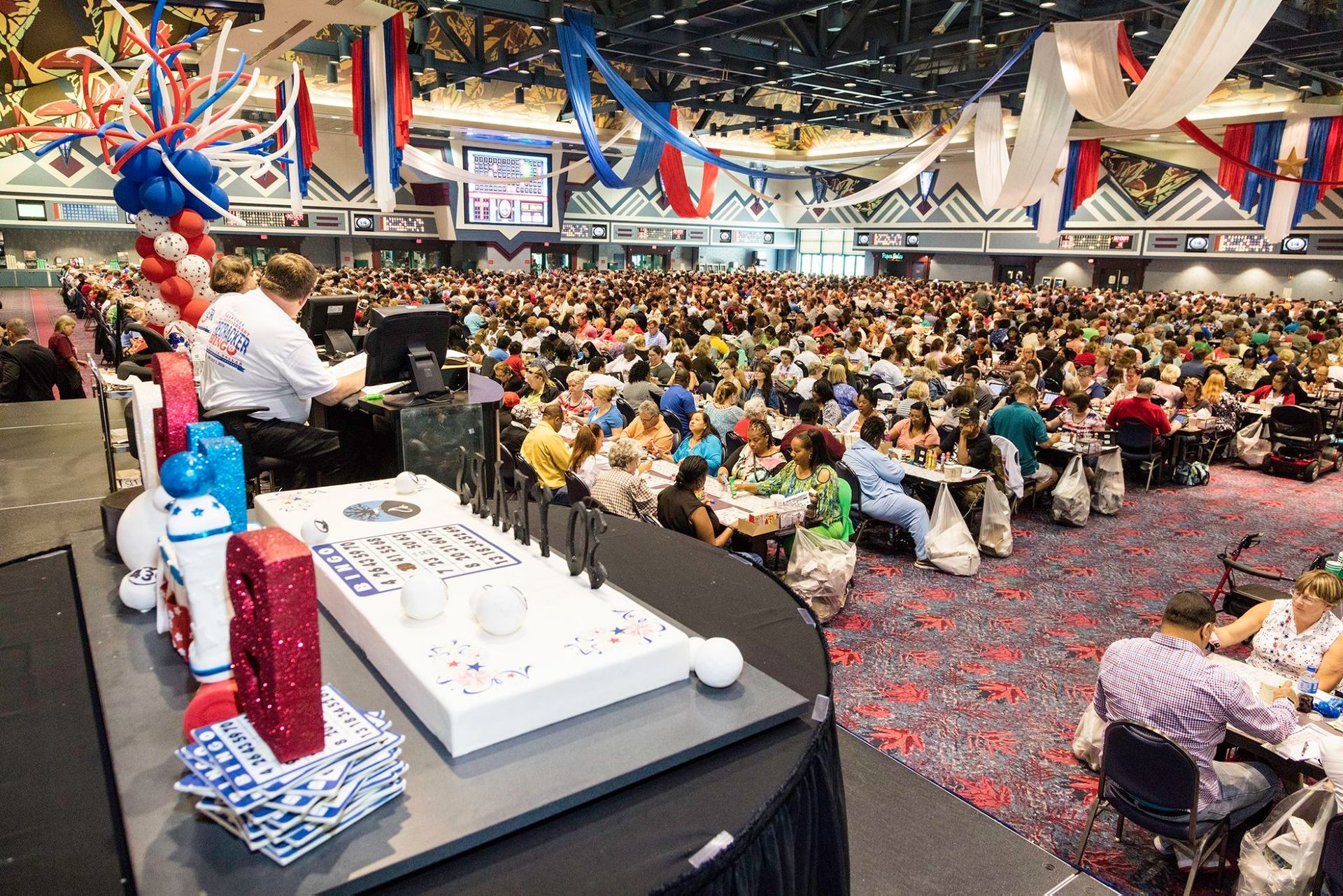 World's Largest Bingo Hall: world record in Ledyard, Connecticut