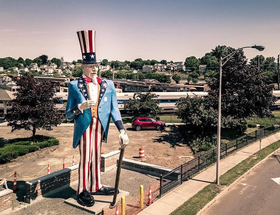 World’s Tallest Uncle Sam Statue: world record in Danbury, Connecticut