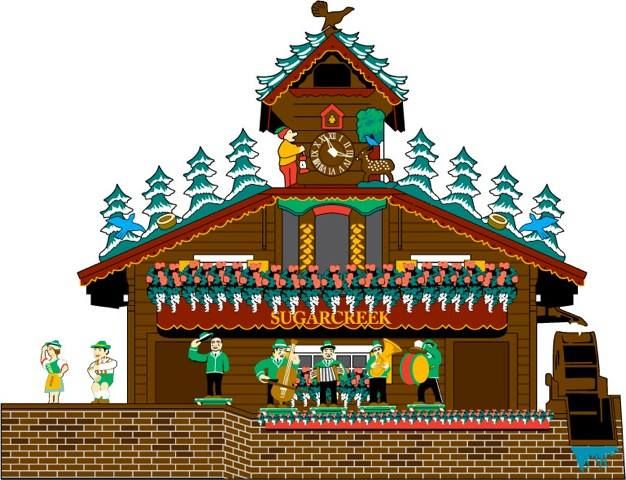 World's Largest Cuckoo Clock: world record in Sugarcreek, Ohio