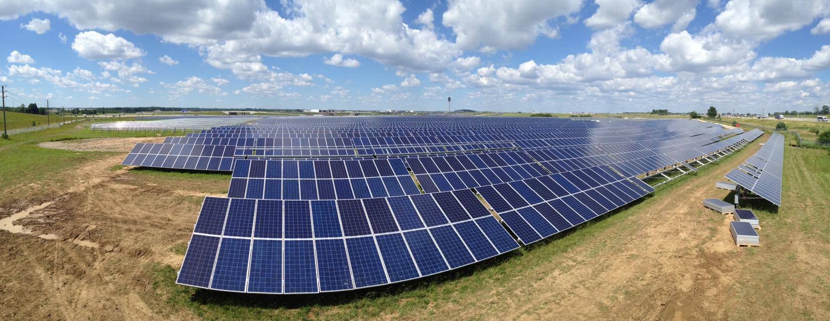 World’s largest airport-based solar farm: Indianapolis, Indiana