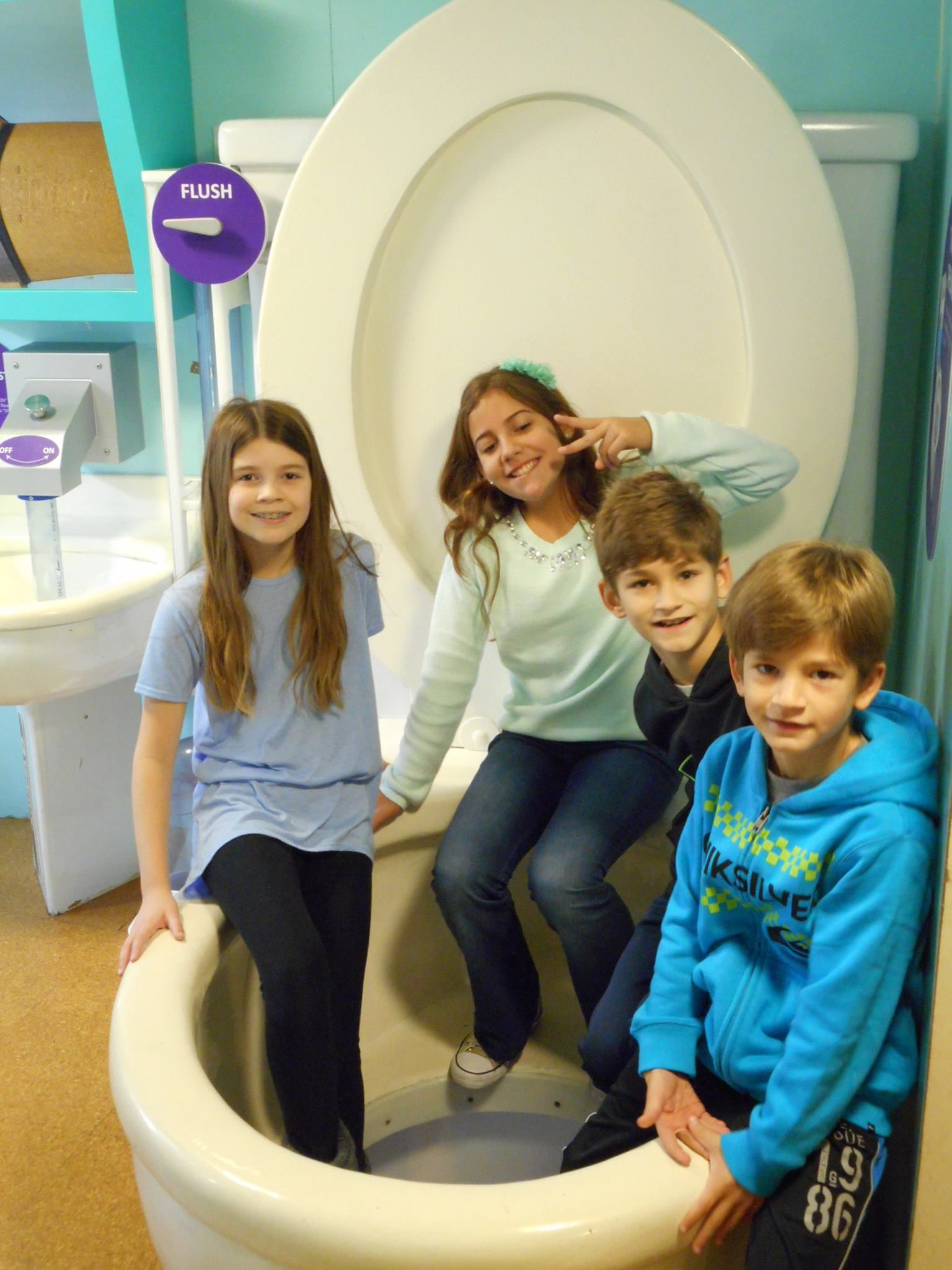 World's Largest Toilet: world record in Columbus, Indiana