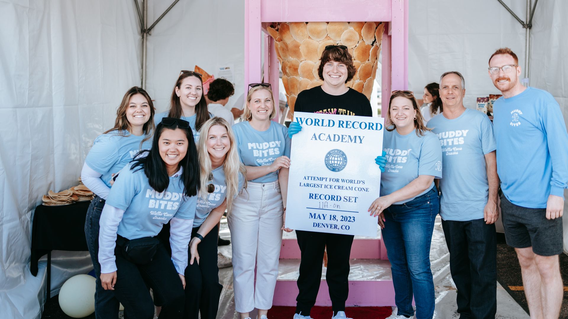 World's Largest Ice Cream Cone: world record in Englewood, Colorado