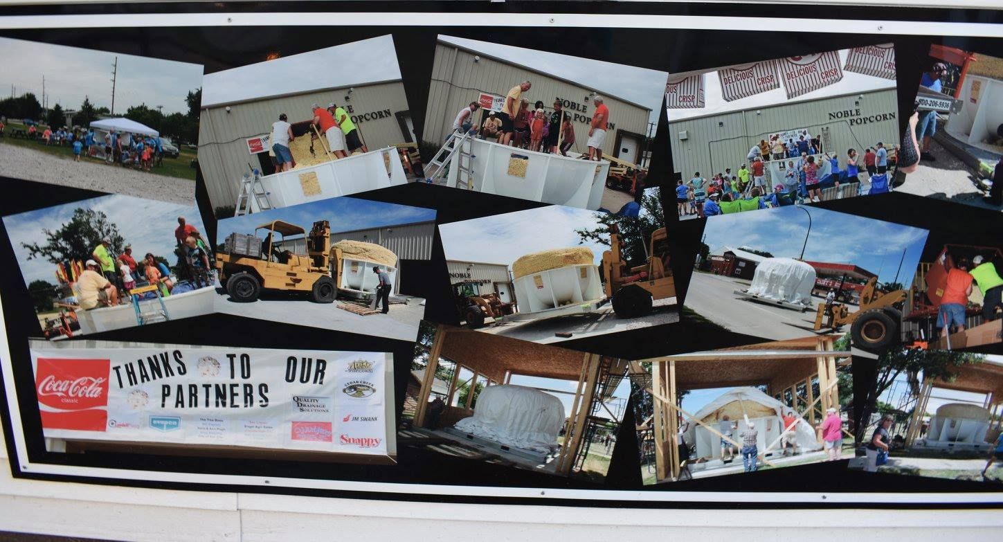 World's Largest Popcorn Ball: world record in Sac City, Iowa