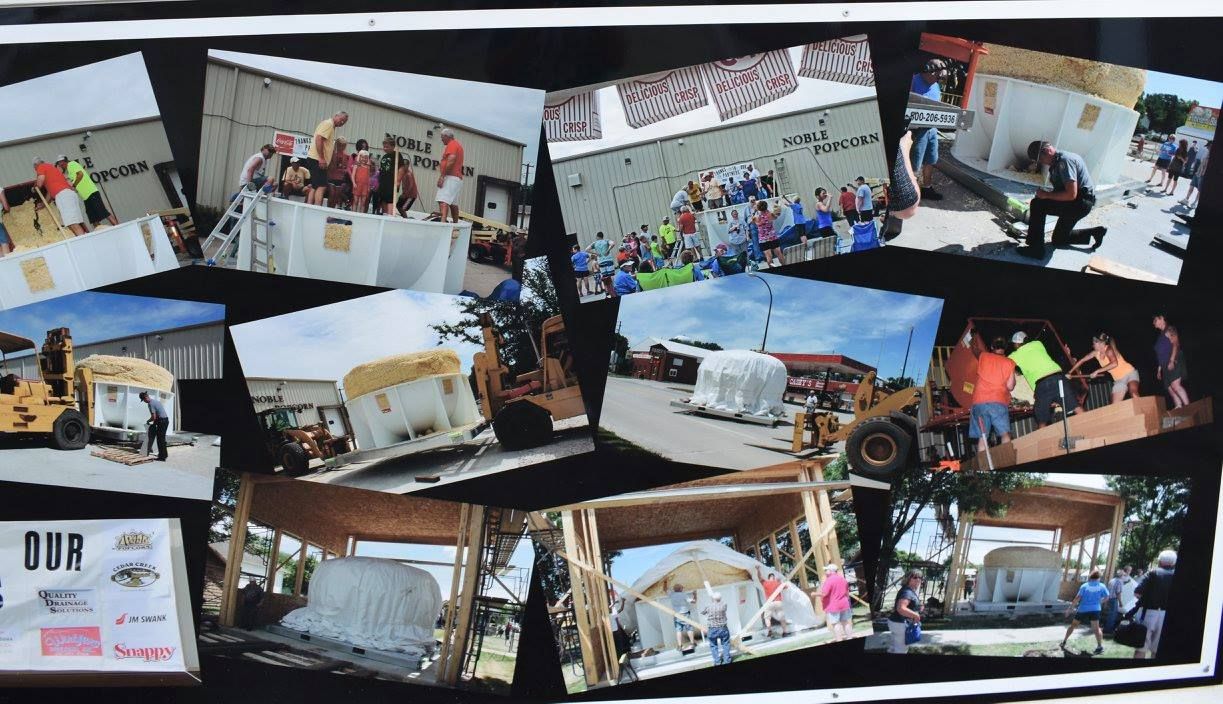 World's Largest Popcorn Ball: world record in Sac City, Iowa