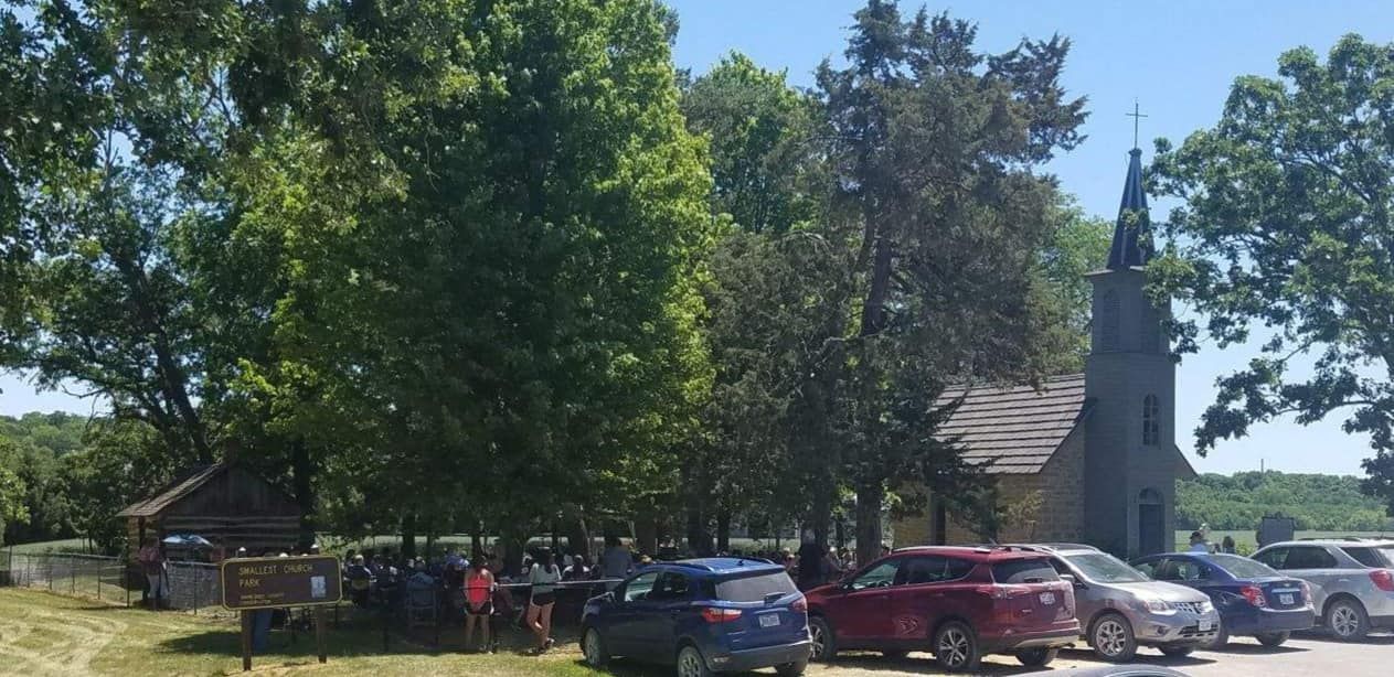 World's Smallest Church: world record in Fort Atkinson, Iowa