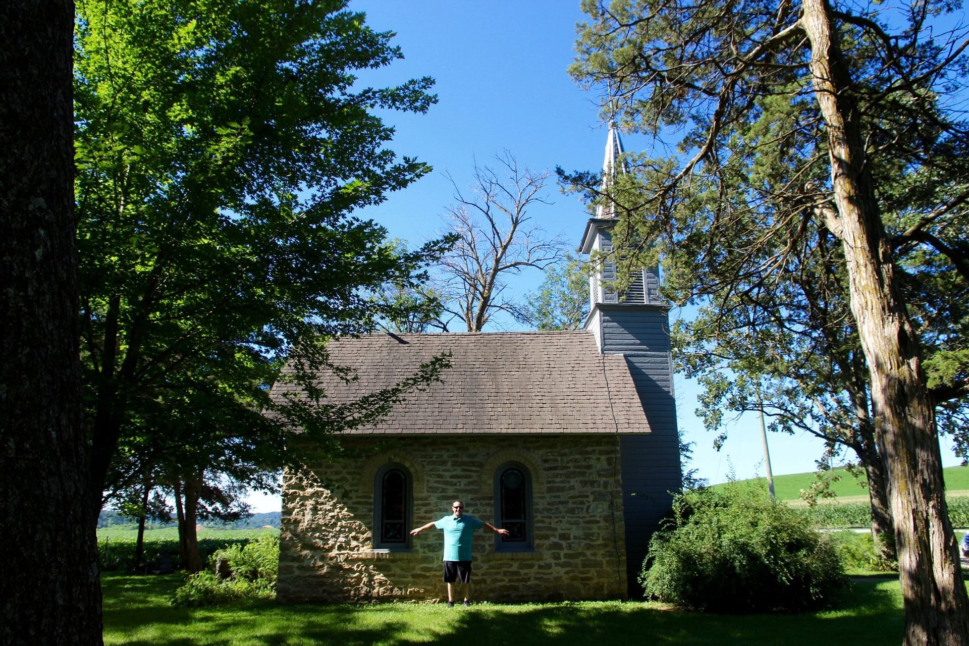 World's Smallest Church: world record in Fort Atkinson, Iowa